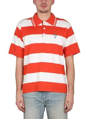 Kenzo Nautical Striped Classic Collar Polo Shirt