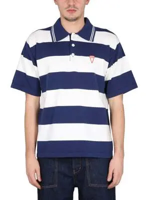 Kenzo Embroidered Logo Striped Polo Shirt