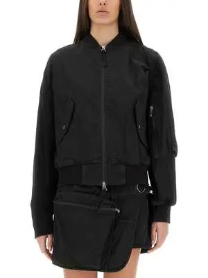 Helmut Lang Logo Bomber Jacket