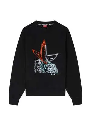 Kenzo Classic Futura Sweatshirt - Black
