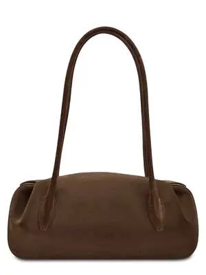 Yuzefi Oyster Shoulder Bag Suede