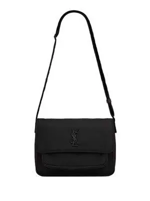 Saint Laurent Niki Nylon Messenger Bag - Black
