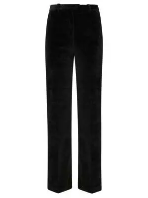CIRCOLO 1901 Soft Velvet Trousers - Nero