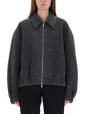 Helmut Lang Shell Bomber Jacket - Grey