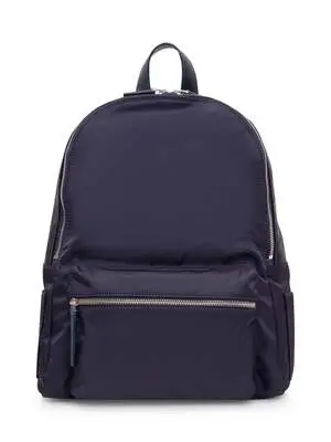 Orciani Versatile Mini Backpack With Front Zip Pocket