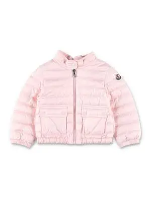 Moncler Packable Down Jacket With Quilted Design - Pink