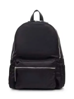 Orciani Sleek Mini Backpack With Front Pocket - Nero