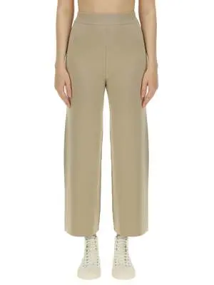 Kenzo Boke Flower" Embroidered Wool Cropped Pants