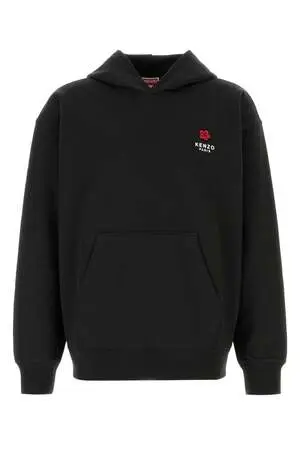 Kenzo Embroidered Boke Flower Oversized Hoodie - Black