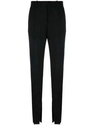 Gucci Morsetto Trousers In Mohair And Wool Blend - Black