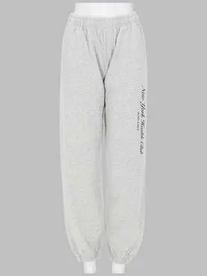 Sporty & Rich Cotton Sweatpants With Logo Detail