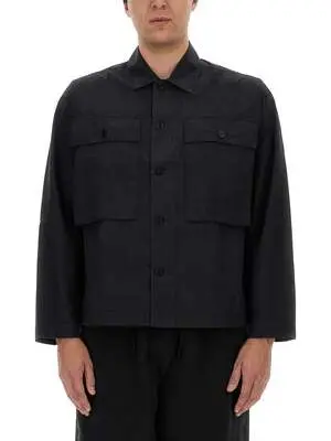 You Must Create Military Cotton Shirt - Black