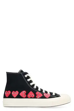 CONVERSE X COMME DES GARONS PLAY Chuck 70 High Top Sneakers - Black
