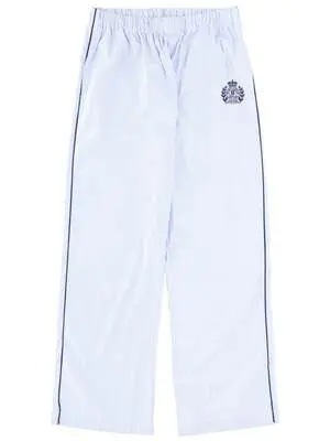 Sporty & Rich Cotton Striped Trousers - Blue