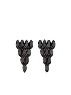 Gucci Crystal Dangle Earrings - Black