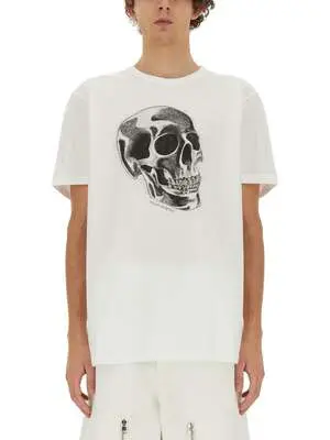 Alexander McQueen Skull-print T-shirt - White