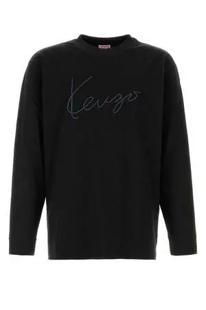 Kenzo Cotton T-shirt For - Black
