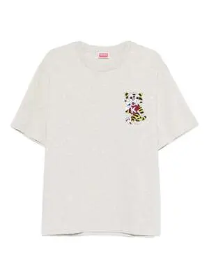 Kenzo Wild Tiger Oversized Cotton T-shirt Size - Grey