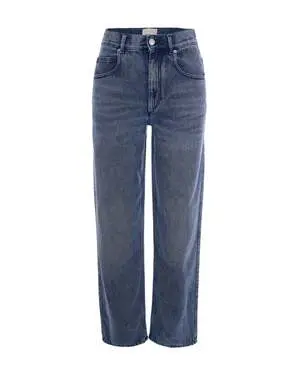 Isabel Marant Étoile High-rise Straight-leg Jeans - Light Blue