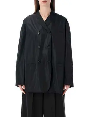 Prada Double-breasted Technical Taffeta Jacket