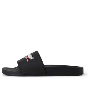 Balenciaga Political Logo Pool Rubber Slides