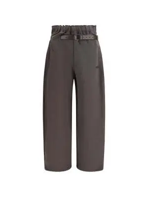 MAGLIANO Embroidered Logo Belted Trousers