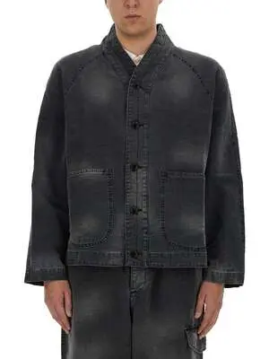 You Must Create Cotton And Linen Stand Collar Jacket