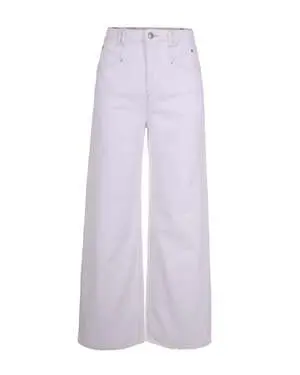 Isabel Marant Étoile ISABEL MARANT High-Waisted Wide-Leg Jeans White