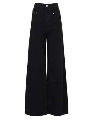 Isabel Marant Étoile Lemony" Cotton Denim Pants - Black