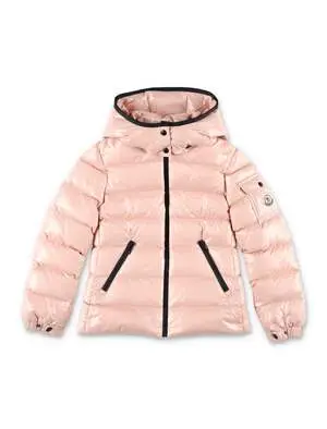 Moncler Mini Down Jacket With Detachable Hood - Rosa