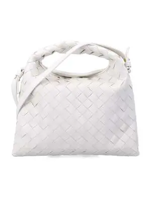 BOTTEGA VENETA BOTTEGA VENETA Mini Hop Leather Crossbody Bag With Intrecciato Weave