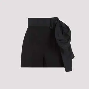 Alexander McQueen Oversize-bow Tailored Shorts