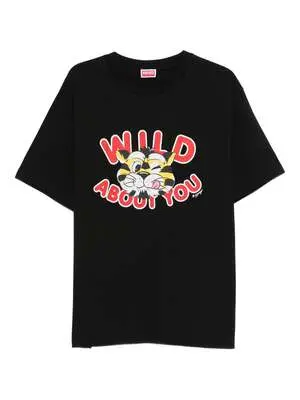 Kenzo Wild Tiger Graphic T-shirt Size - Nero