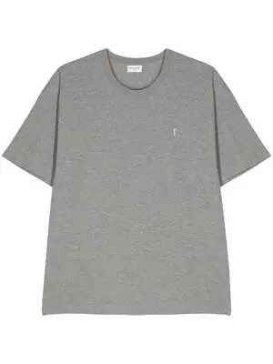 Saint Laurent Cassandre T-shirt - Grey