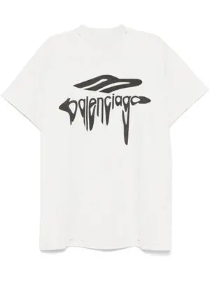 Balenciaga Basketball Series Oversized Distressed T-shirt