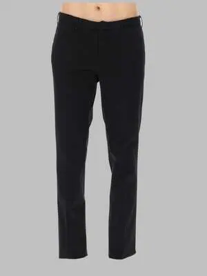 Incotex Tailored Cotton Blend Trousers - Black