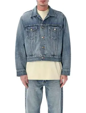 Fear Of God Classic Trucker Jacket Size - Medium Indigo