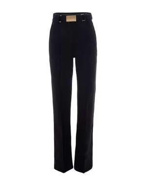 Elisabetta Franchi Sophisticated Trousers For Modern - Nero