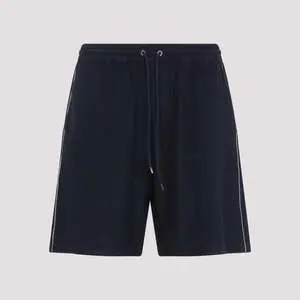 Ralph Lauren Purple Label Athletic Cotton Bermuda Shorts - Blue