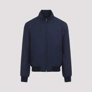 Ralph Lauren Purple Label Felton Bomber Jacket - Blue