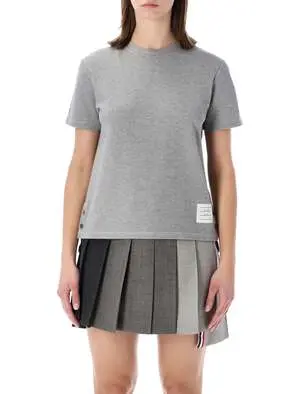 Thom Browne Name Tag" Piqué Cotton T-shirt