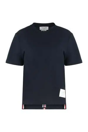 Thom Browne Classic Pique Stripe Tee - Blue