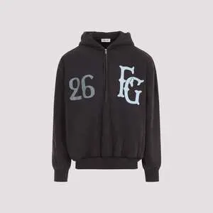 Fear Of God Half Zip Hoodie - Brown