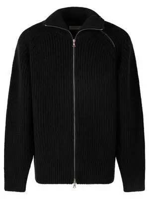 Dries Van Noten Ribbed Wool Sweater - Black