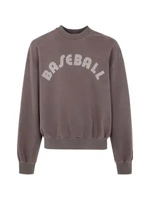 Fear Of God Classic Fit Half-raglan Sweatshirt - Fadedbrown