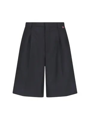 Gucci Wool Blend Web Loop Shorts