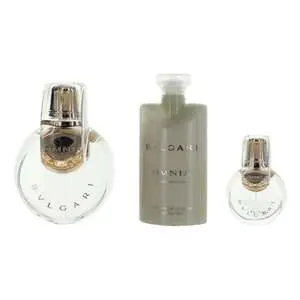 BVLGARI Omnia Crystalline Mini Fragrance Set: Edt + 0.5 Oz Edt + 2.5 Oz Body Lotion - Default