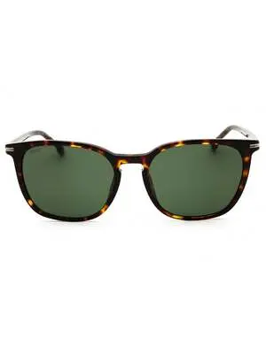 Hugo Boss Rectangular Full Rim Sunglasses - Black/grey