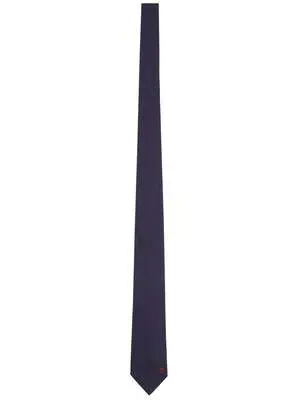 FERRAGAMO FERRAGAMO Elegant Silk Neck Tie Blue
