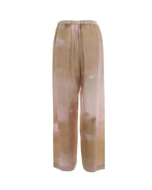 Fabiana Filippi 100% Linen Wide Leg Trousers - Burro/fango